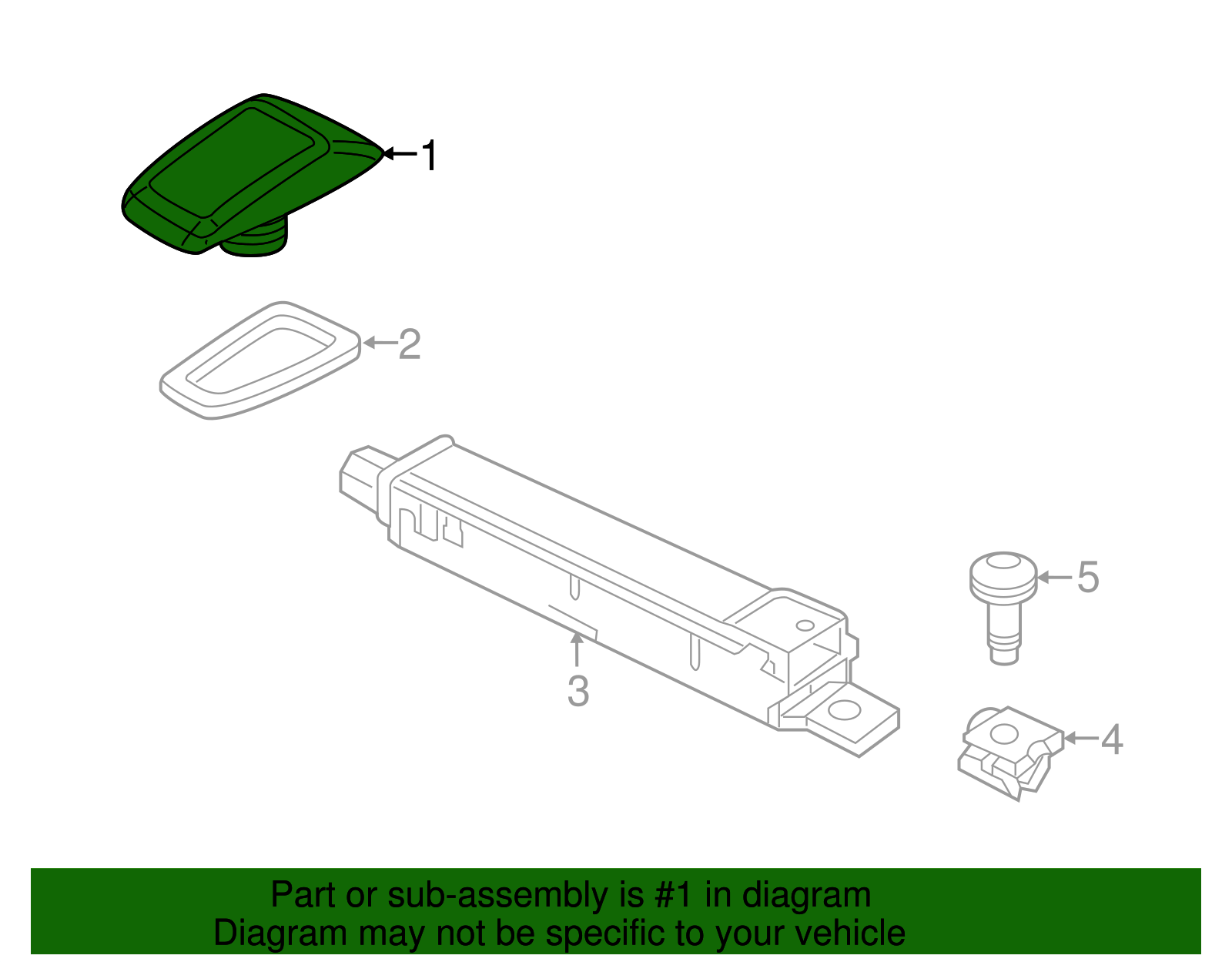 2017-2018 Volkswagen Antenna 6R0-035-647 | VW Direct Auto Parts
