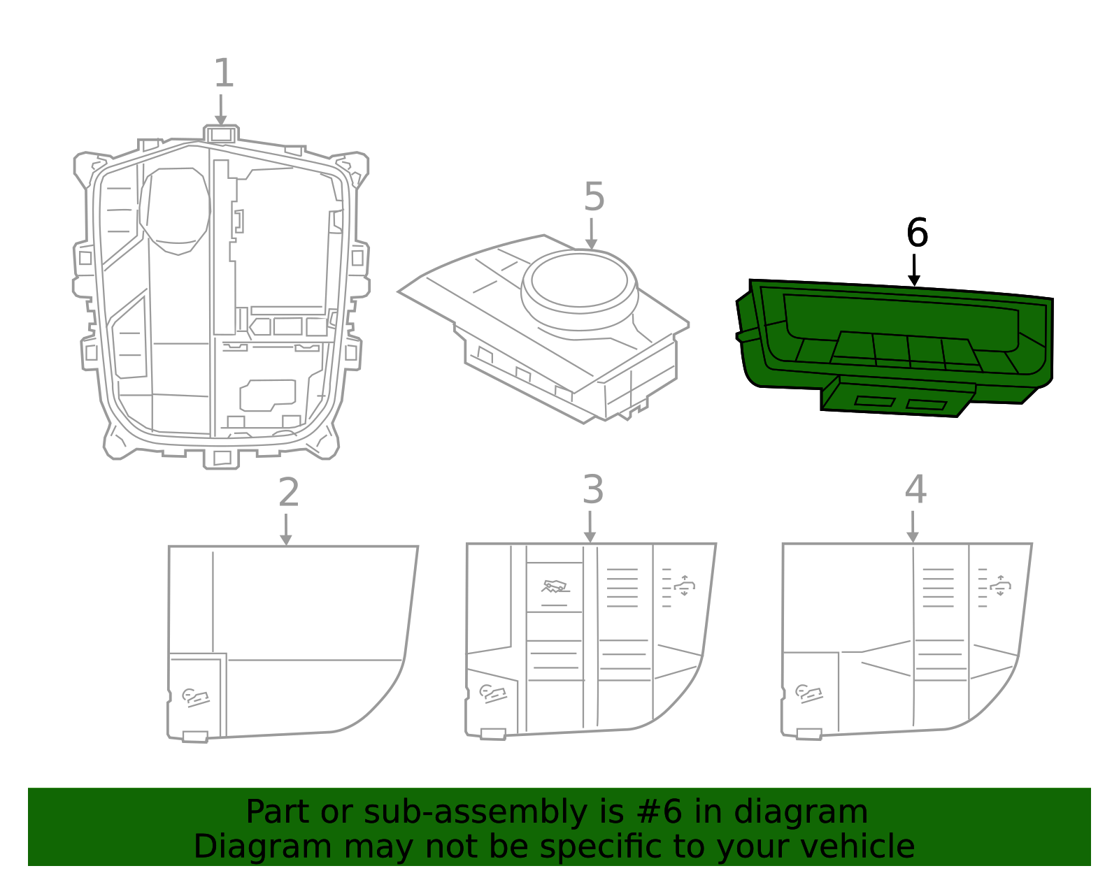2019-2025 BMW Heater & AC Control 61-31-9-462-515 | BMW Parts Online Hub