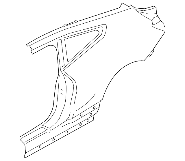 41-00-8-083-532 - Quarter Panel | Buy BMW Parts Now