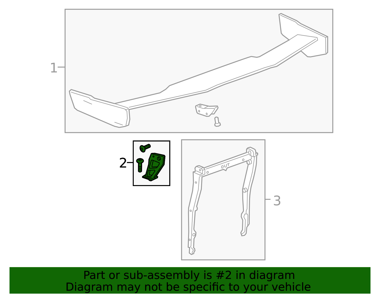 2019 Chevrolet Corvette Spoiler Bracket 84355037 | Capital Chevy Parts