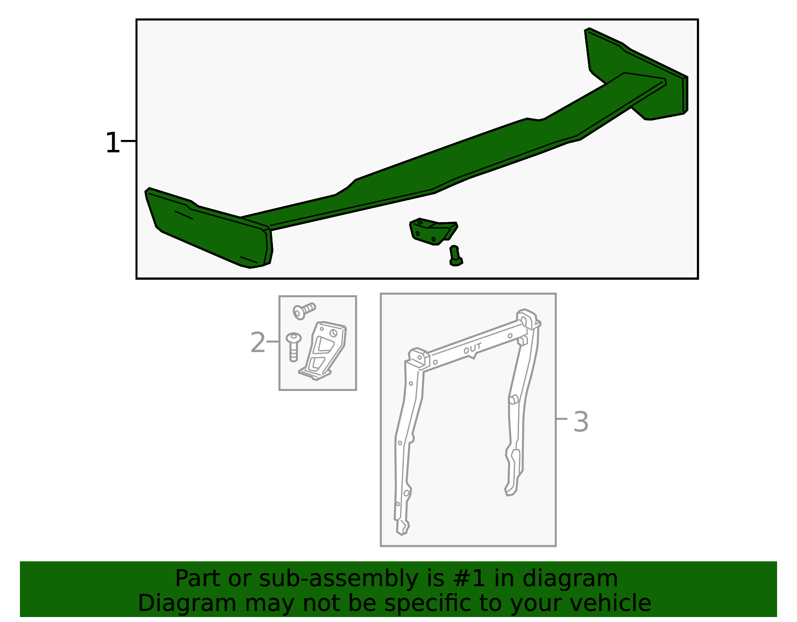 2019 Chevrolet Corvette Rear End Secondary Spoiler 23393222 | OEM Parts ...