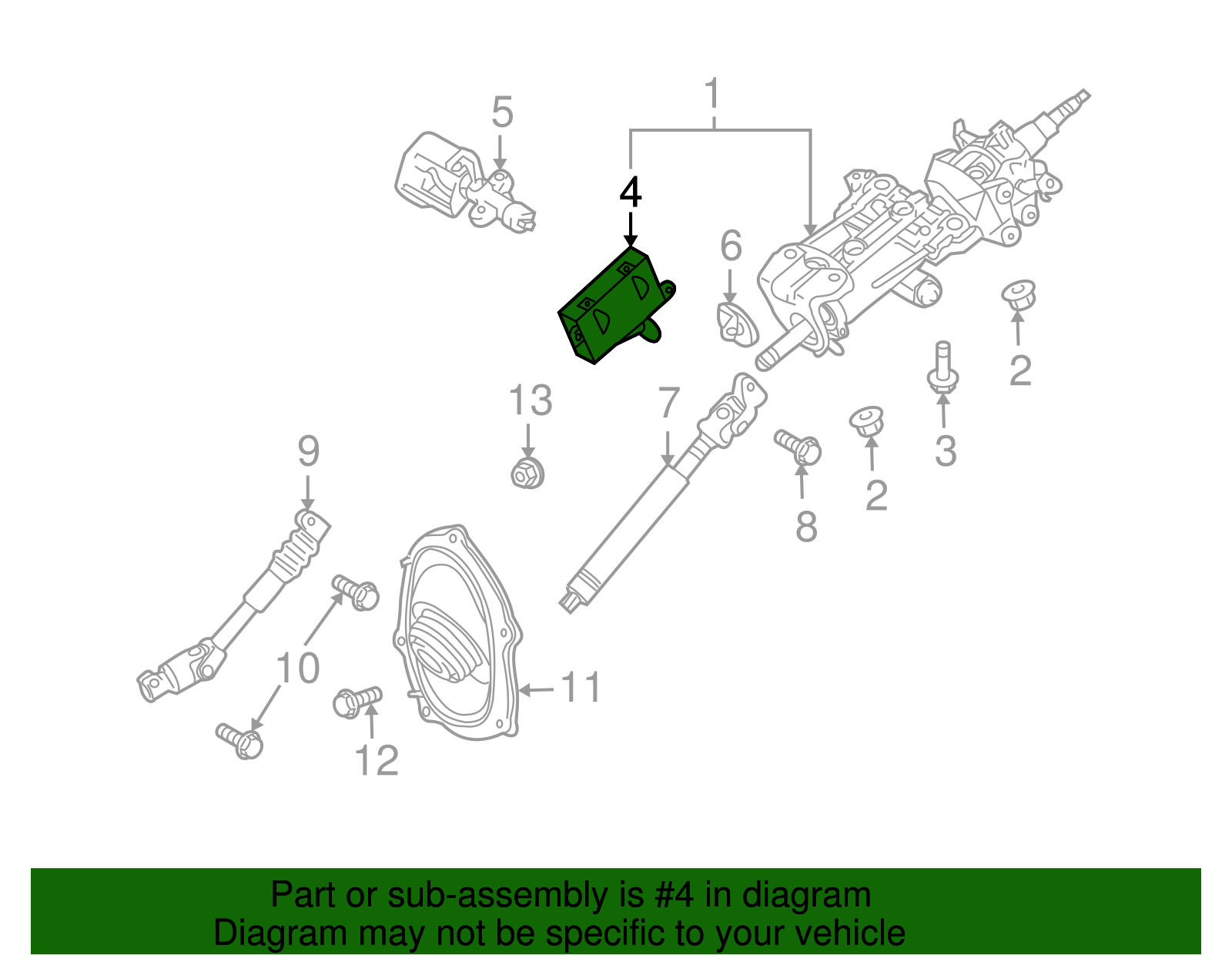 2008-2011 Toyota Land Cruiser Control Module 89227-33010 | Toyota Parts ...