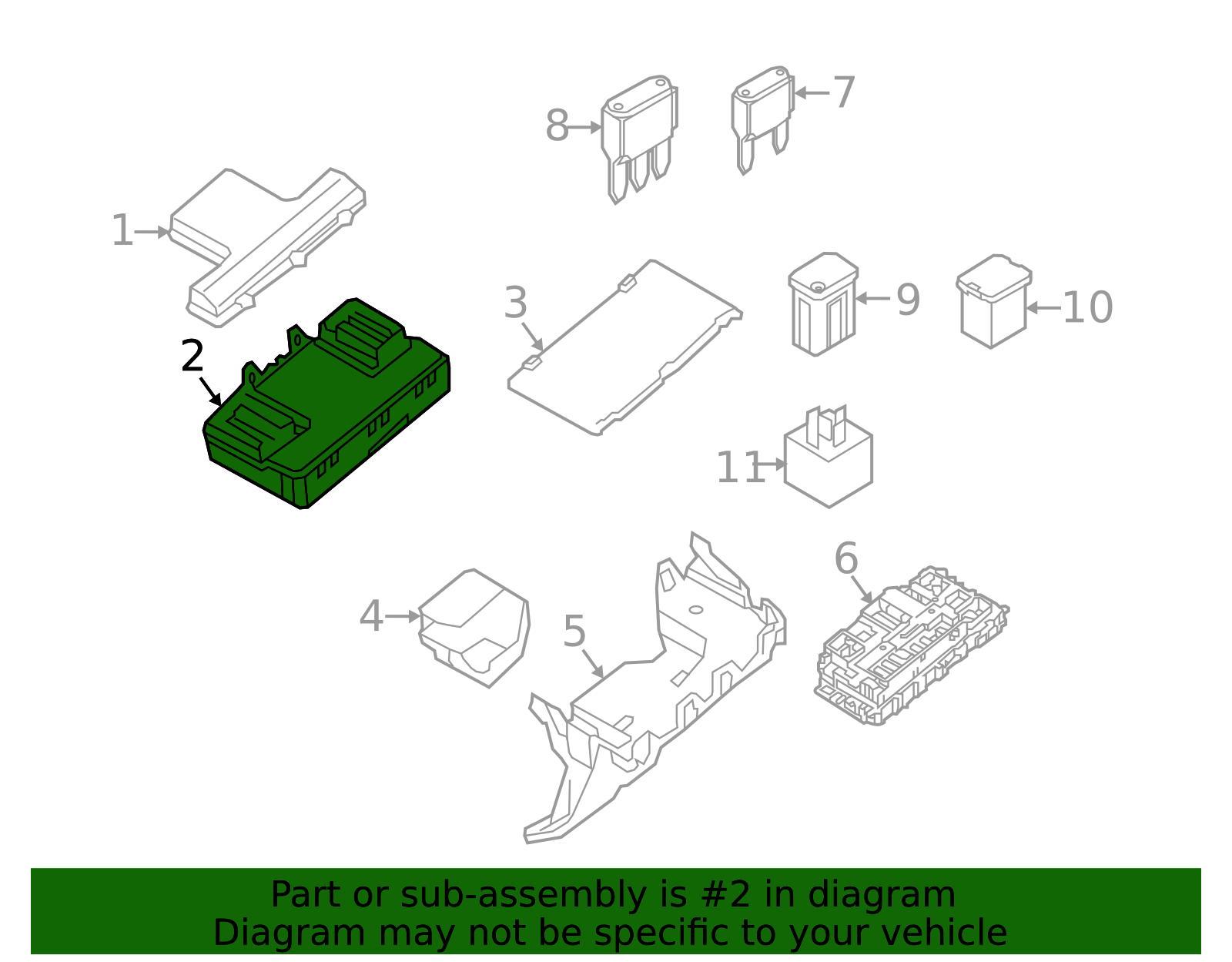 2019-2023 Lincoln Nautilus Junction Block K2GZ-14A068-H | Awesome Parts ...
