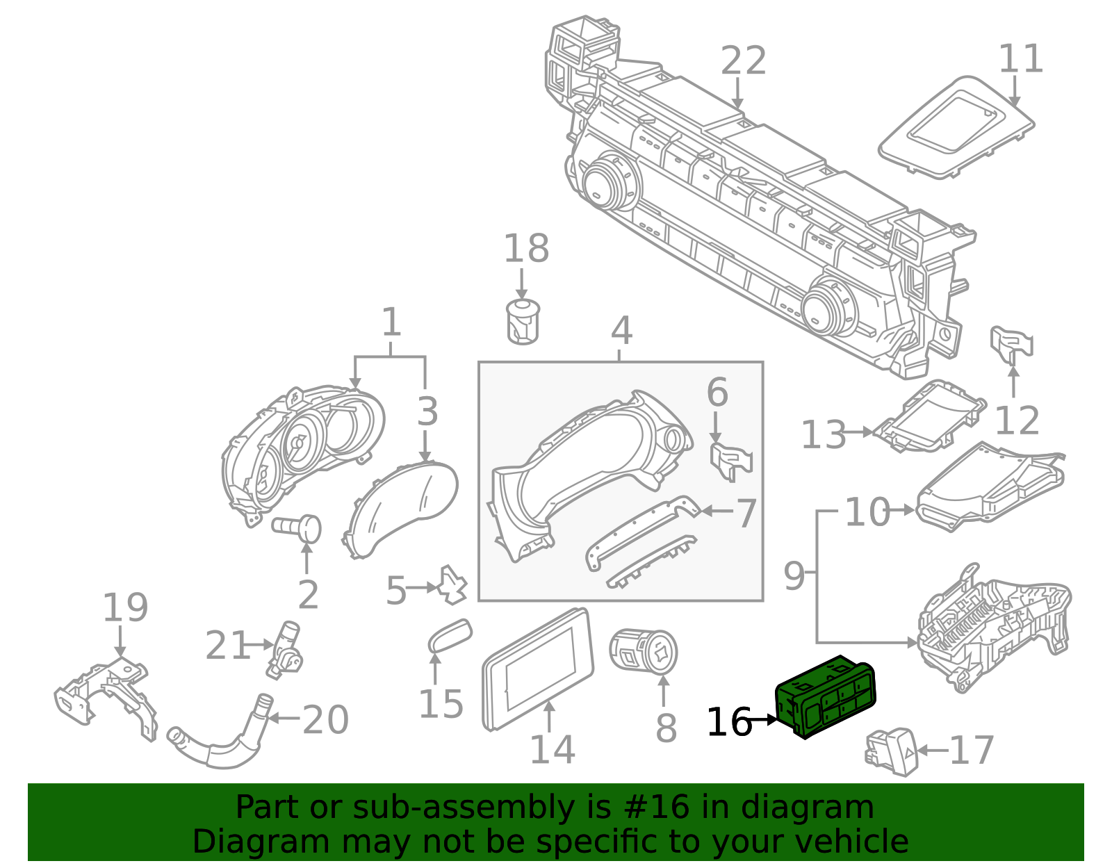 2016-2021 Mazda | Combination Switch | TK48-66-122A | Mazda Online Parts