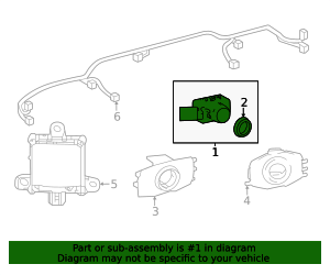 2024-2026 Toyota Tacoma Parking Aid Sensor 89341-0E040-J1 | OEM Parts ...