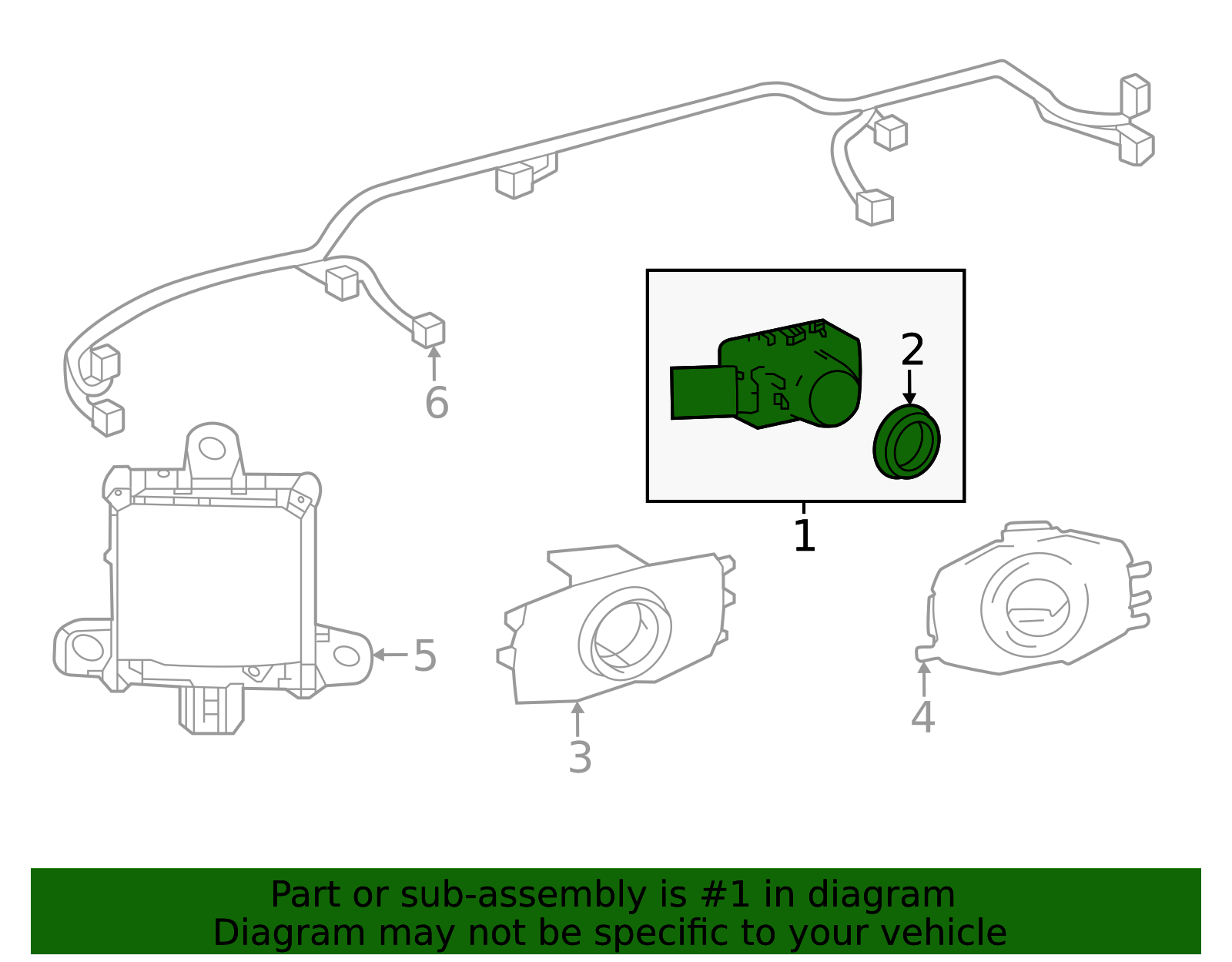 2024-2025 Toyota Tacoma Parking Aid Sensor 89341-0E040-E0 | Toyota ...