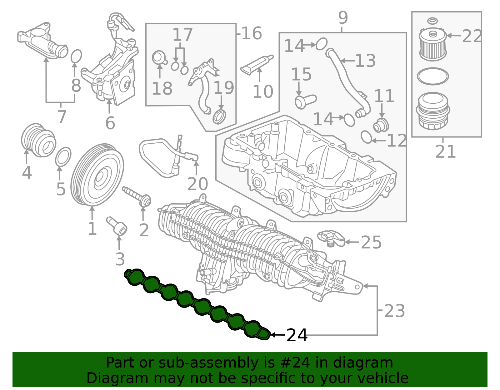 2015-2026 Volvo Gasket 31370166 | OEM Parts Online