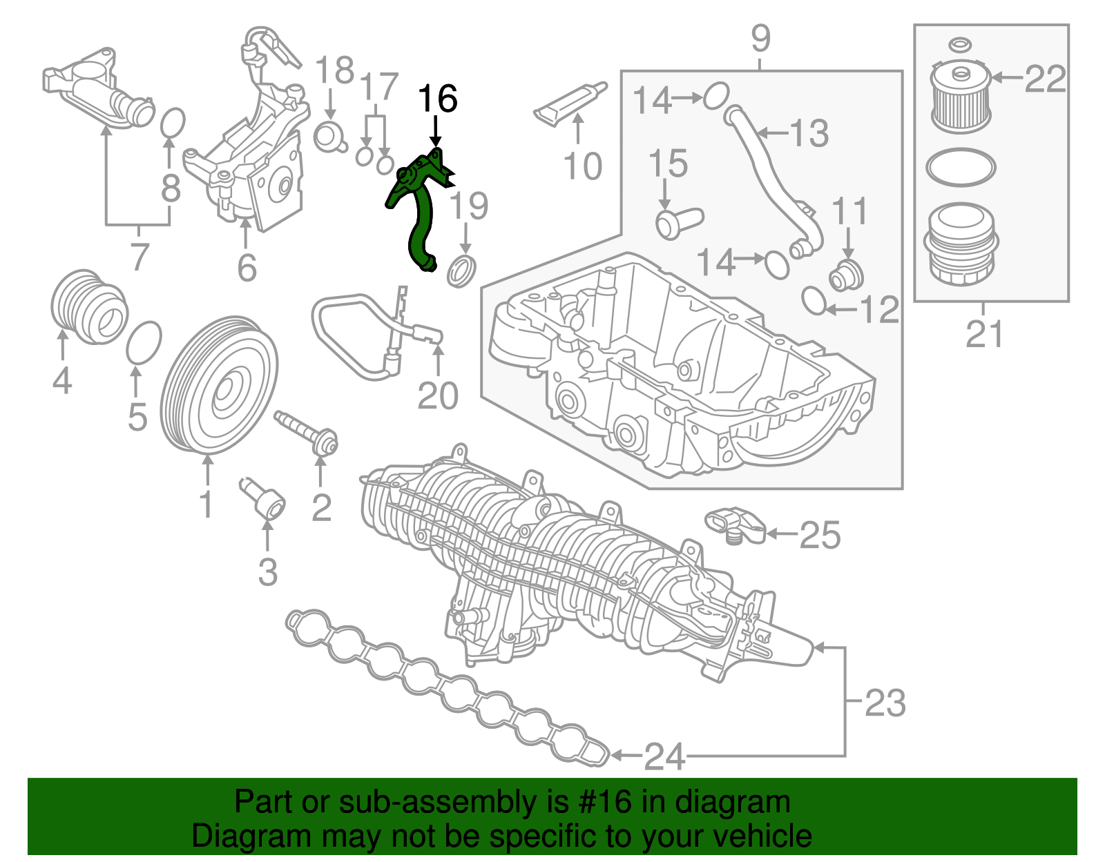 32208990 - Drain Tube - 2016-2021 Volvo | Volvo OEM Parts Direct