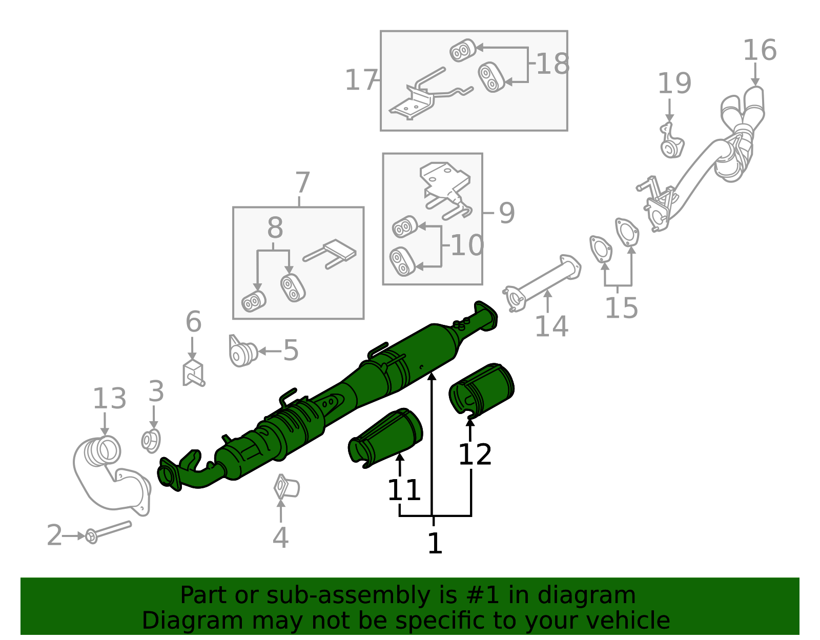 2020-2022 Ford Catalytic Converter LC3Z-5E212-A | OEM Parts Online