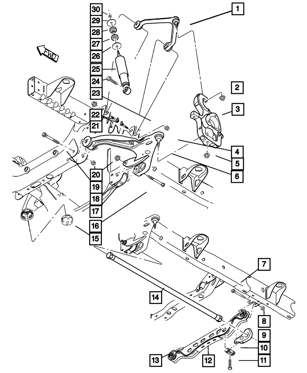 2002-2005 Dodge Ram 1500 Lower Control Arm, Left 52106561AE | Hodge ...