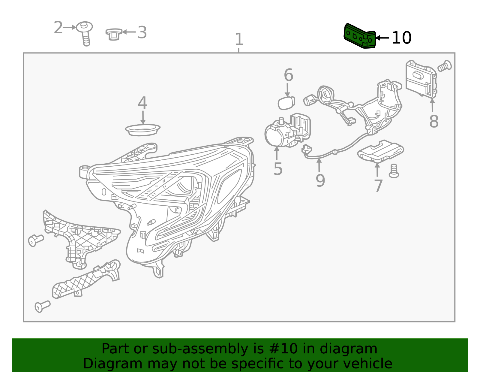23235093 - Headlamp Bracket | Partners Chevy