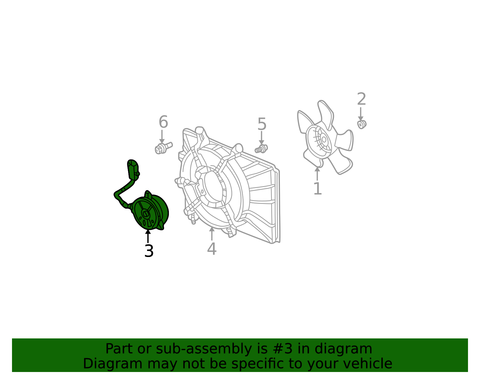 19030-PNA-003 - Motor Cooling Fan - 2002-2011 Honda | Genuine Honda Parts
