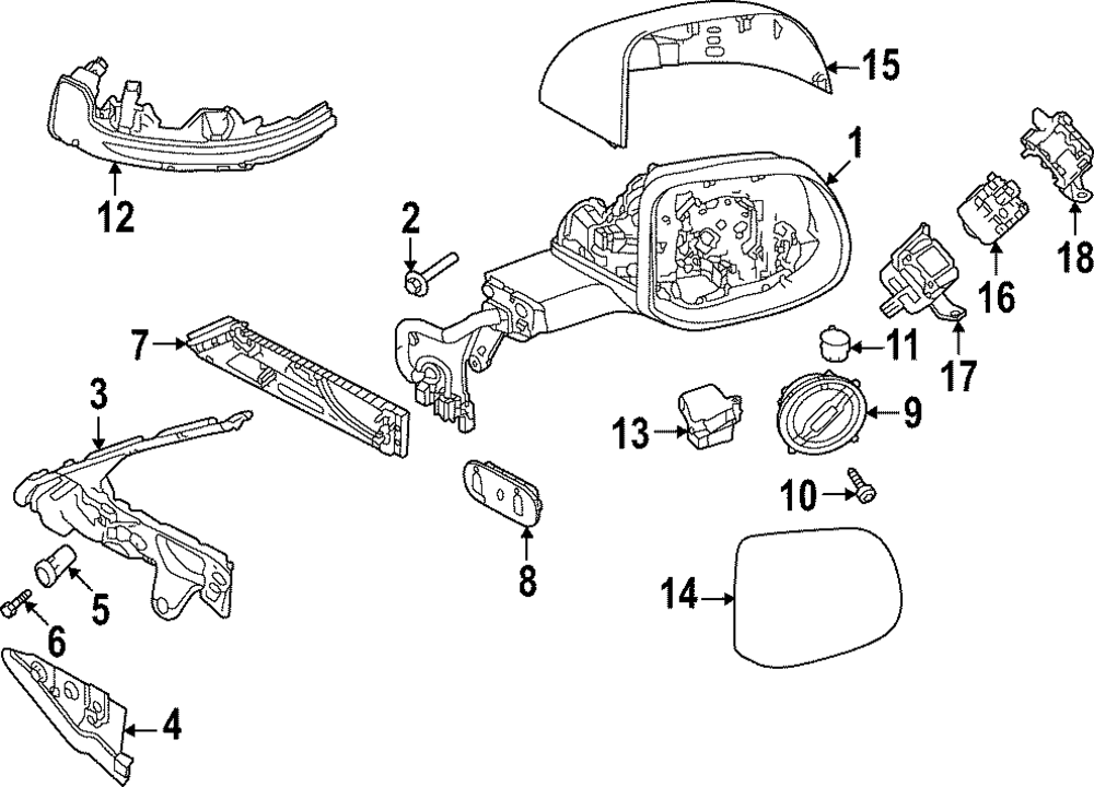 Genuine Mirror Assembly for 2022-2023 Land Rover | Land Rover Part ...