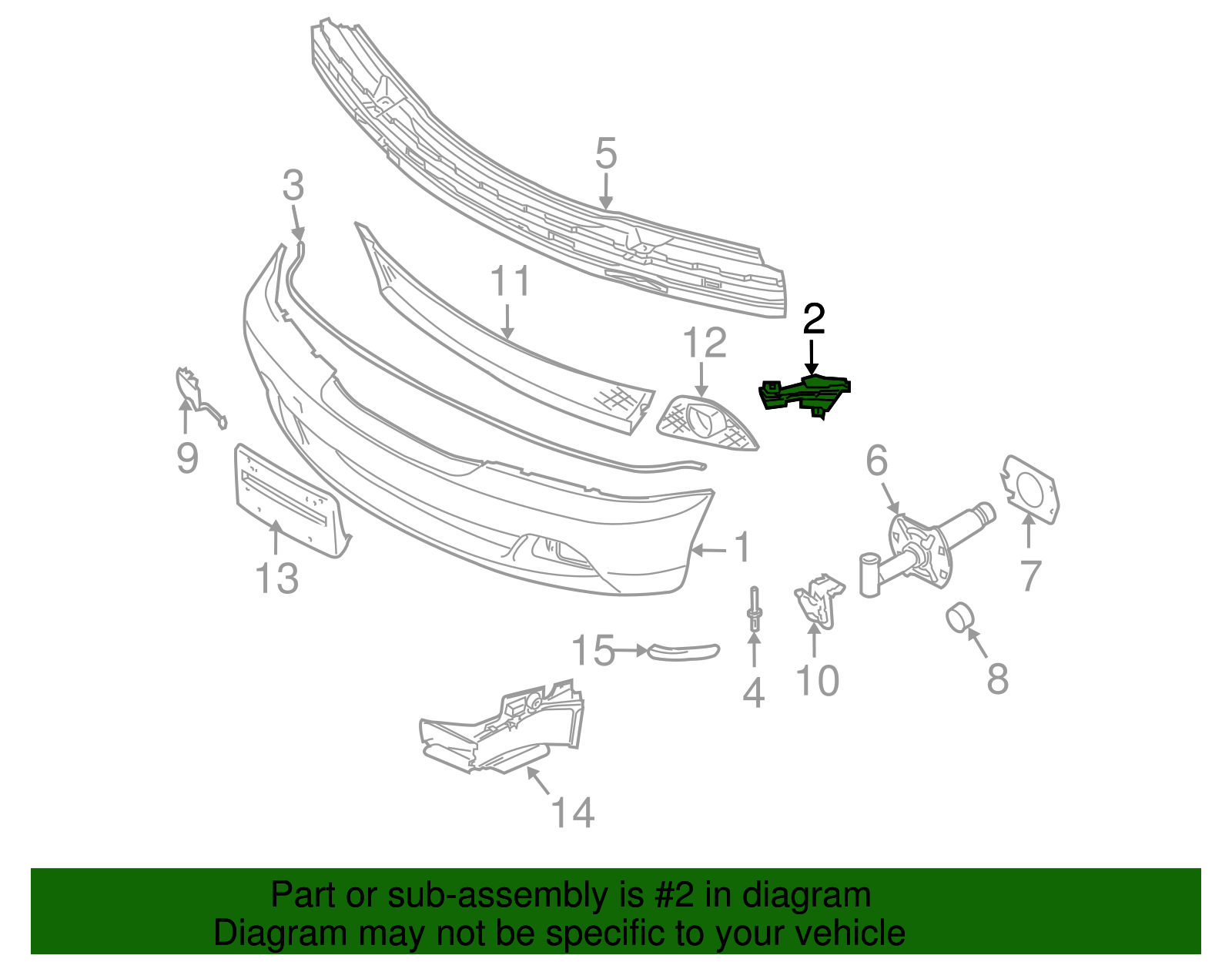 2004-2006 BMW Bumper Cover Guide 51-11-7-065-475 | BMW OEM Parts