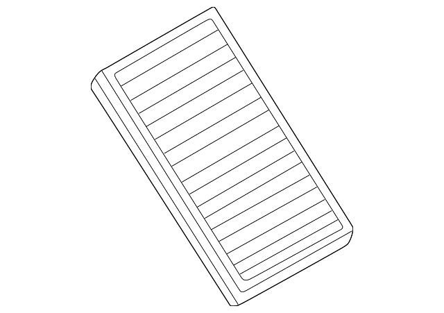 1990-2008 Subaru Engine Air Filter 16546AA020 | Subaru Parts Pro