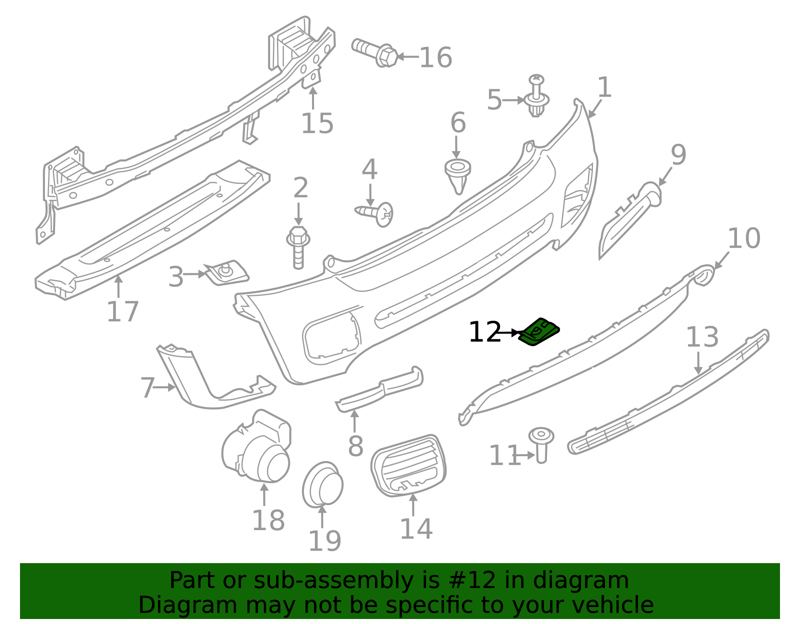 Lower Cover U-Nut 7129904150 | Mini Parts Direct