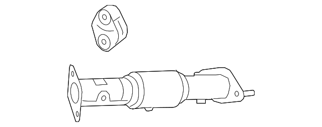 2012-2017 Kia Rio Front Pipe 28610-1R220 | OEM Parts Online