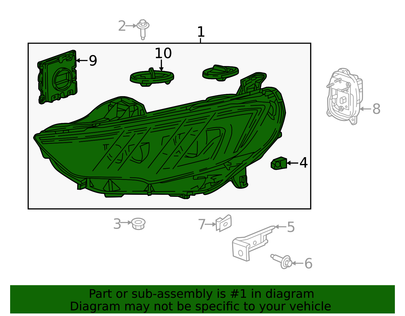 39209175 - High-Quality Composite Headlamp for 2018-2020 Buick ...