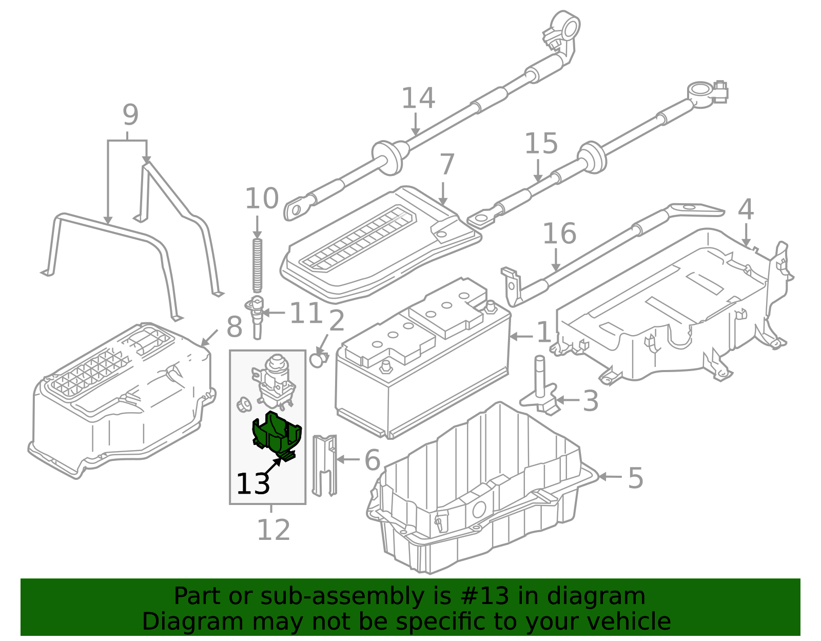 2004-2010 Volkswagen Battery Relay Cap 3D0-919-083 | VW Direct Auto Parts