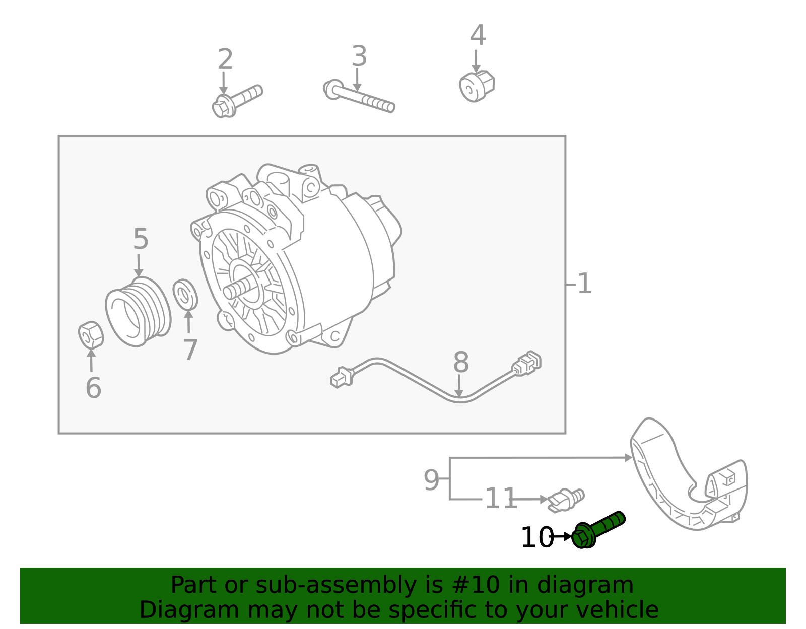 Mount Bracket Bolt 999-073-908-31 | OEM Parts Online