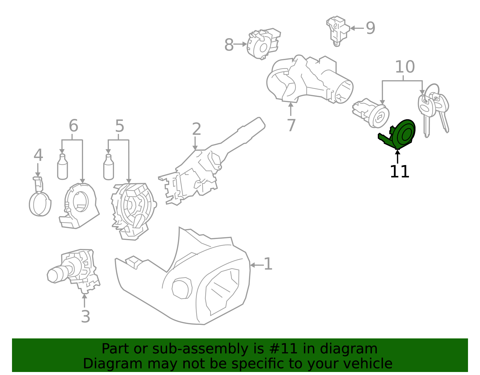 2017-2025 Subaru Ignition Immobilizer Module 88216FL00B | Subaru Parts ...