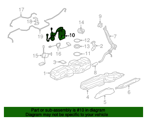 Genuine Fuel Pump Assembly for 2006-2016 Land Rover | Land Rover Part ...