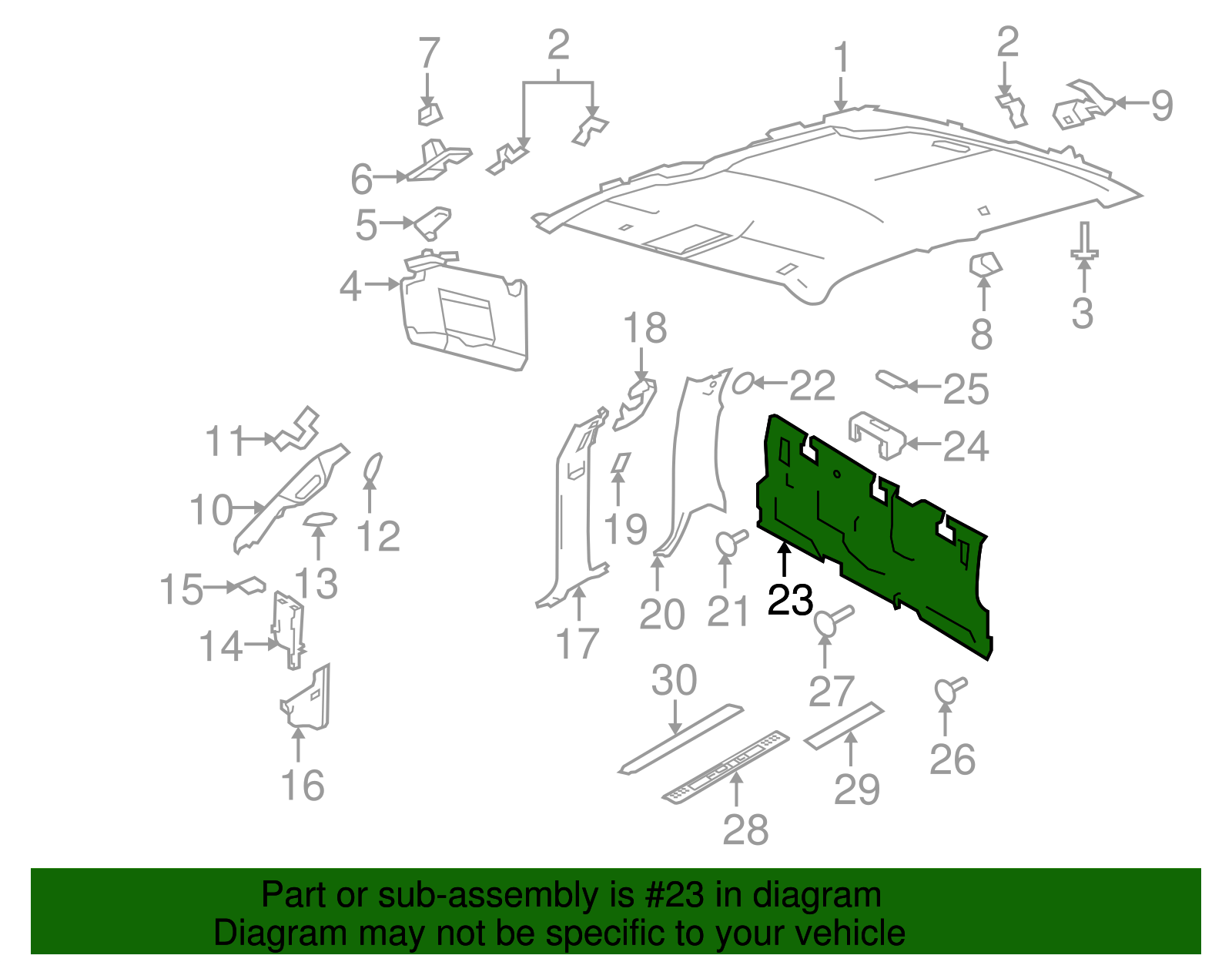 AL3Z-1823706-AA - Ford Back Panel 2009-2014 Ford F-150 | Performance ...