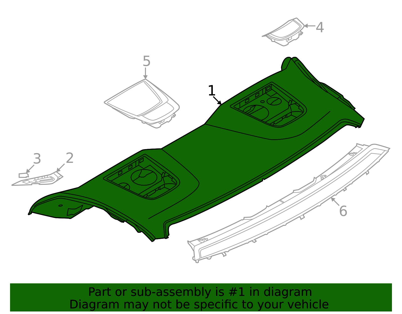 2021-2025 BMW Package Tray 51-46-9-478-138 | BMW Parts Online Hub