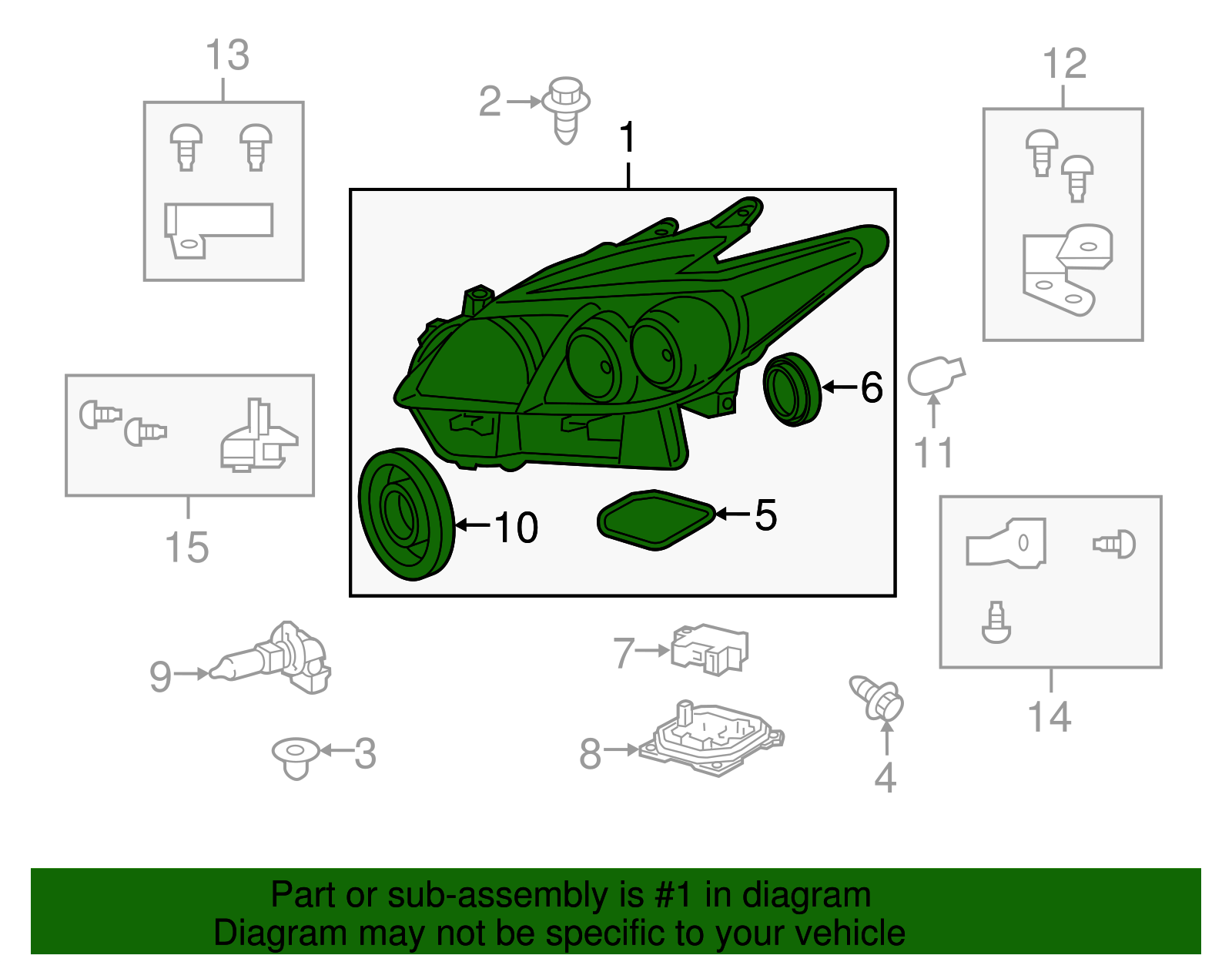 Headlight Assembly 81145-47463 - Bright, OEM Factory Beam | AutoNation ...