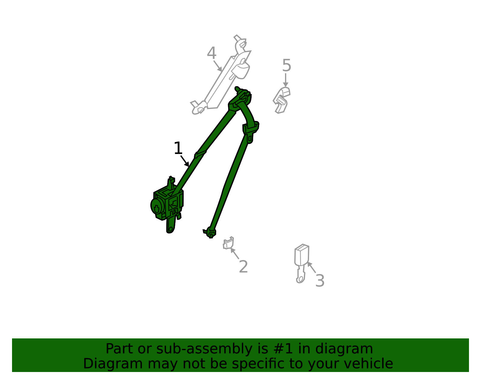 86884-CB60D - Lap & Shoulder Belt 2006-2007 Nissan Murano | Official ...