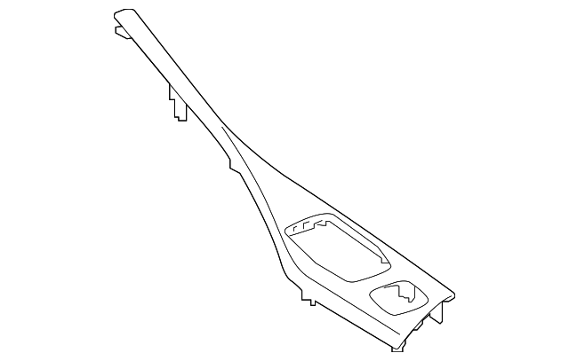 Genuine BMW 51-16-9-227-913 | Trim, Center Console - Fineline Stream ...