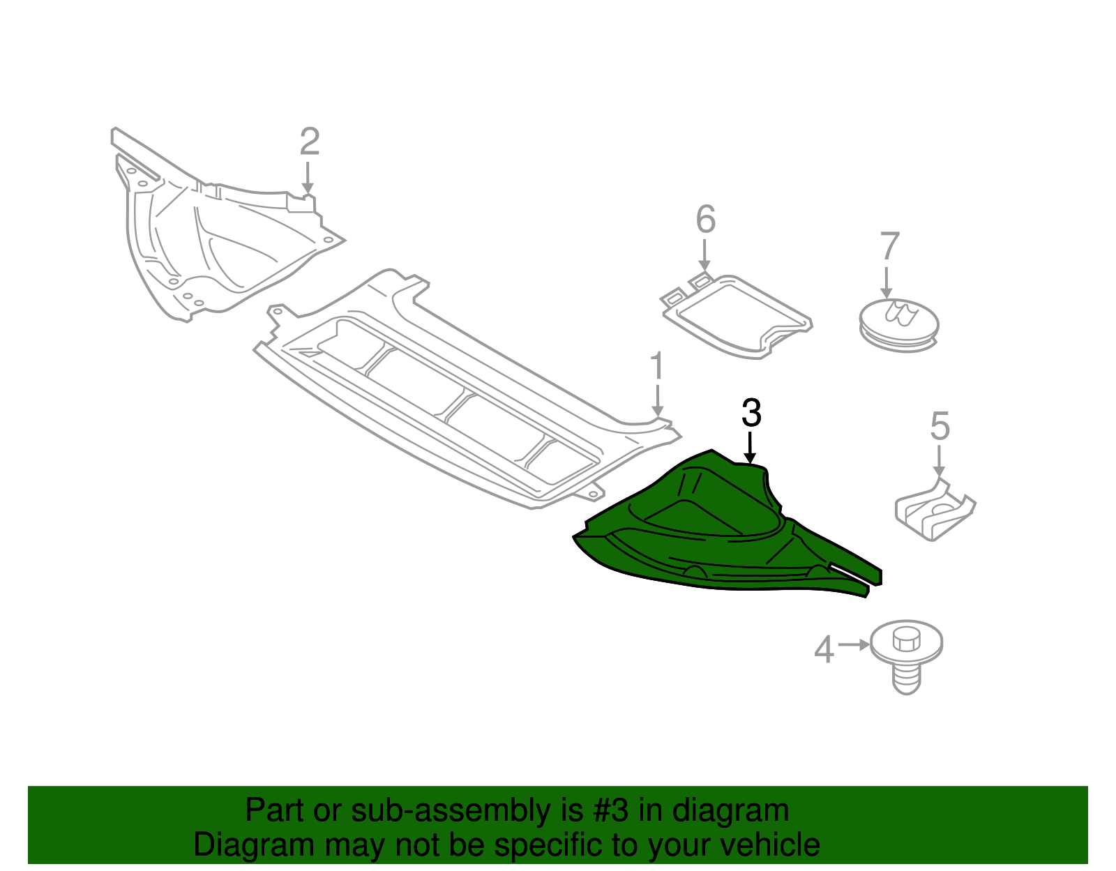 51718054281 - 2015-2020 BMW Under Cover (51-71-8-054-281) | BMW of ...