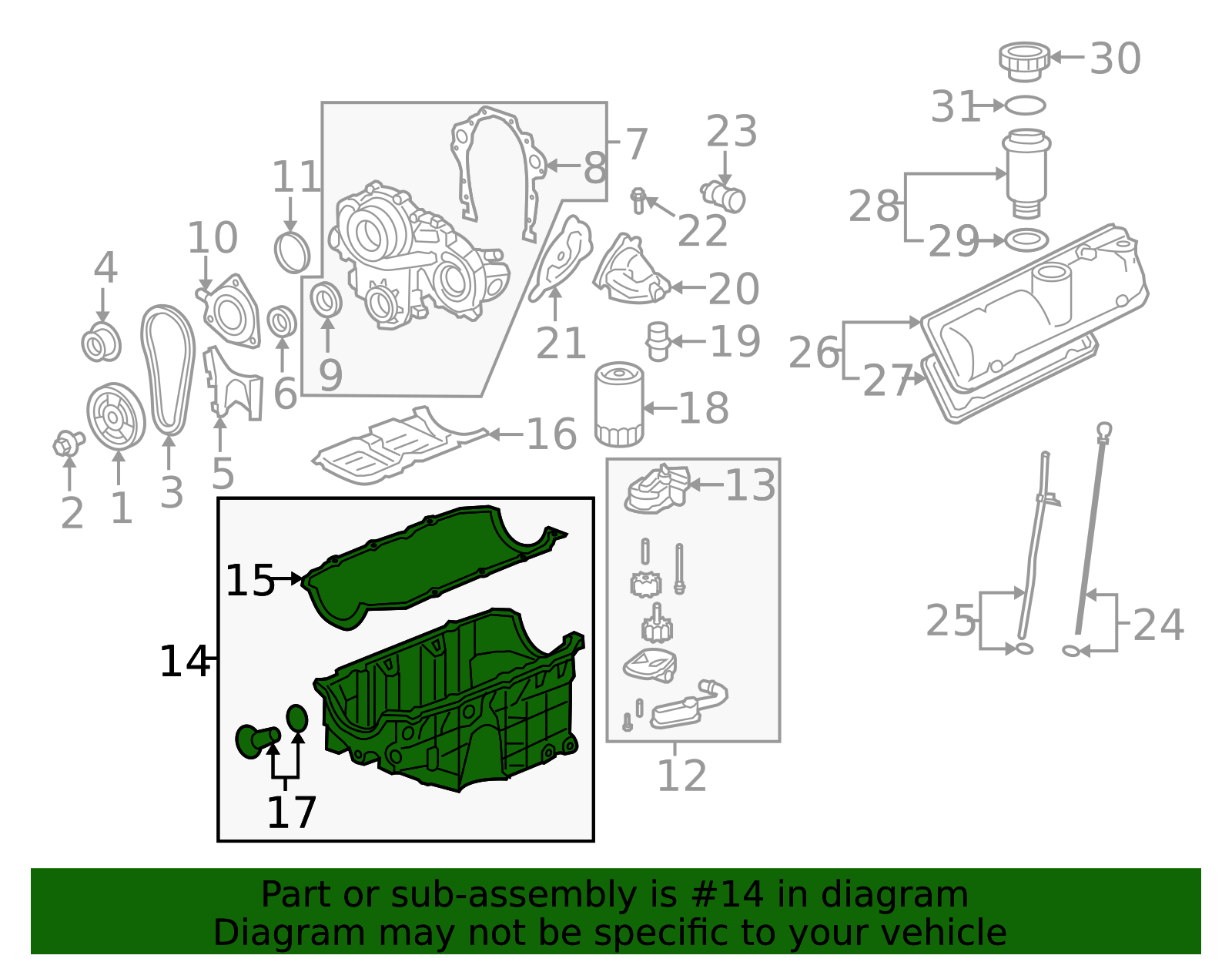 12604911 - Pan Asm-Oil 2008-2011 GM | GM Parts Center