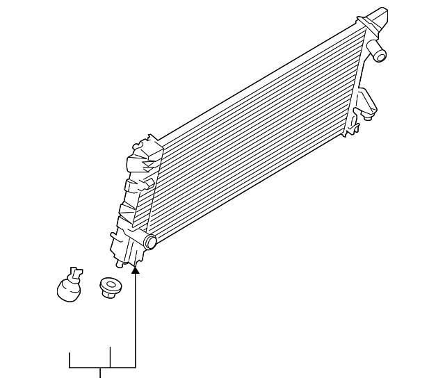 2021-2025 Ford F-150 Radiator ml3z8005d | TascaParts.com