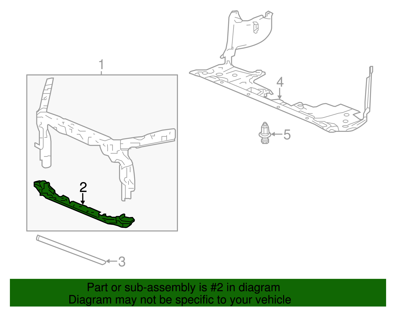 04603-T2A-A00ZZ - 2013-2017 Honda Accord - Cross-Member Set Front ...