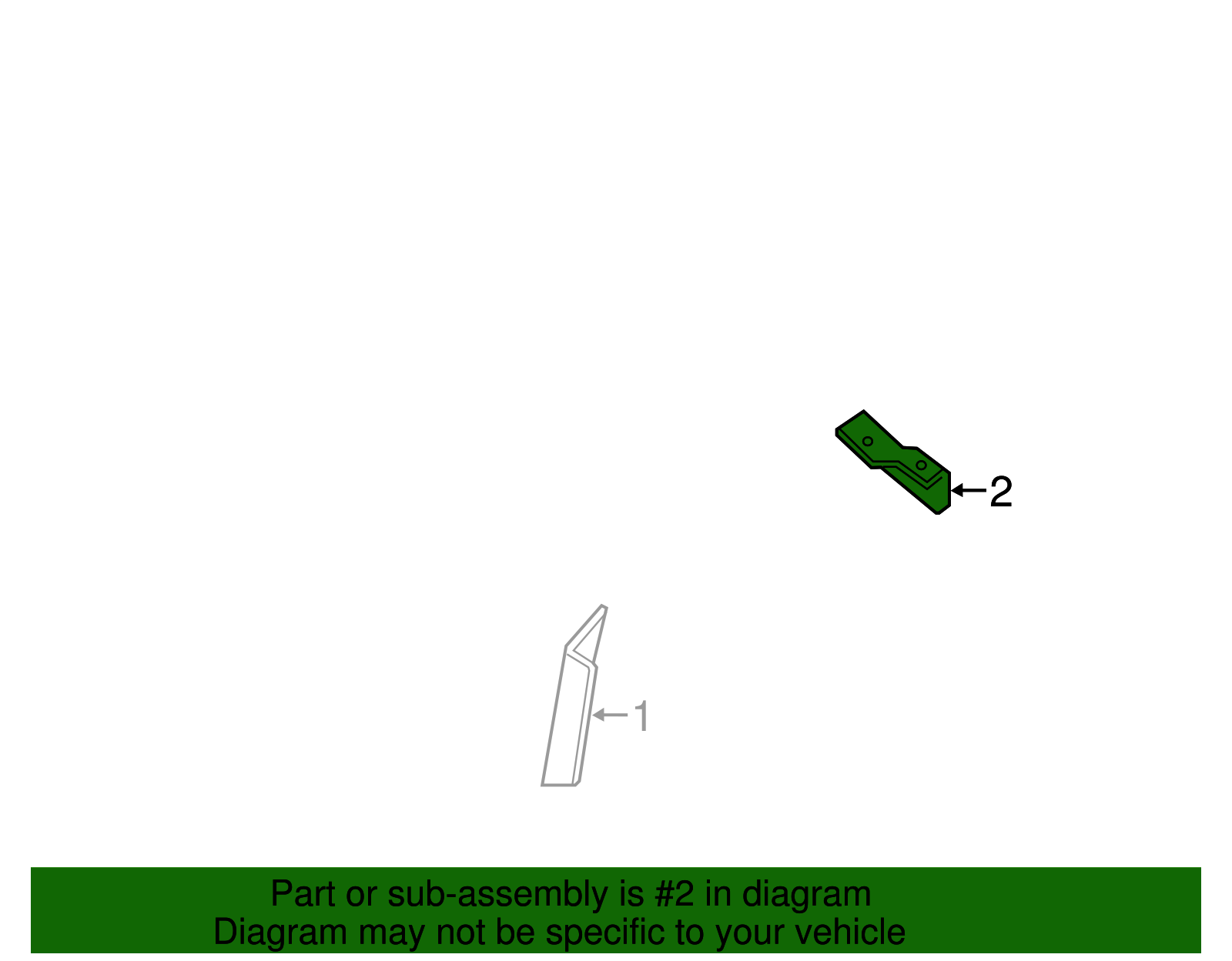 93883-3SH0A - Air Deflector - 2013-2019 Nissan Sentra | Conicelli Nissan