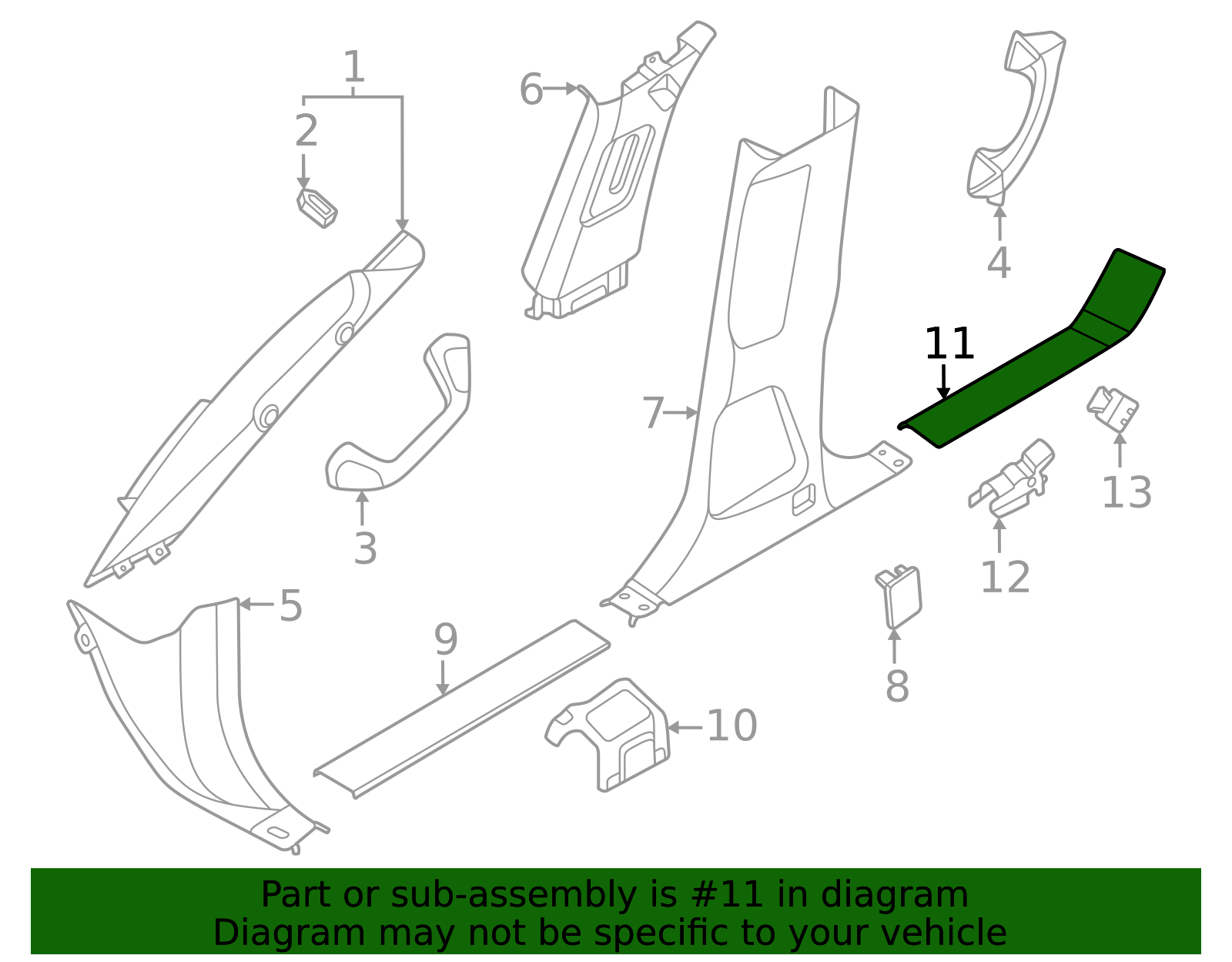 769B6-7JA0A - Door Sill Plate Official Nissan Parts Store