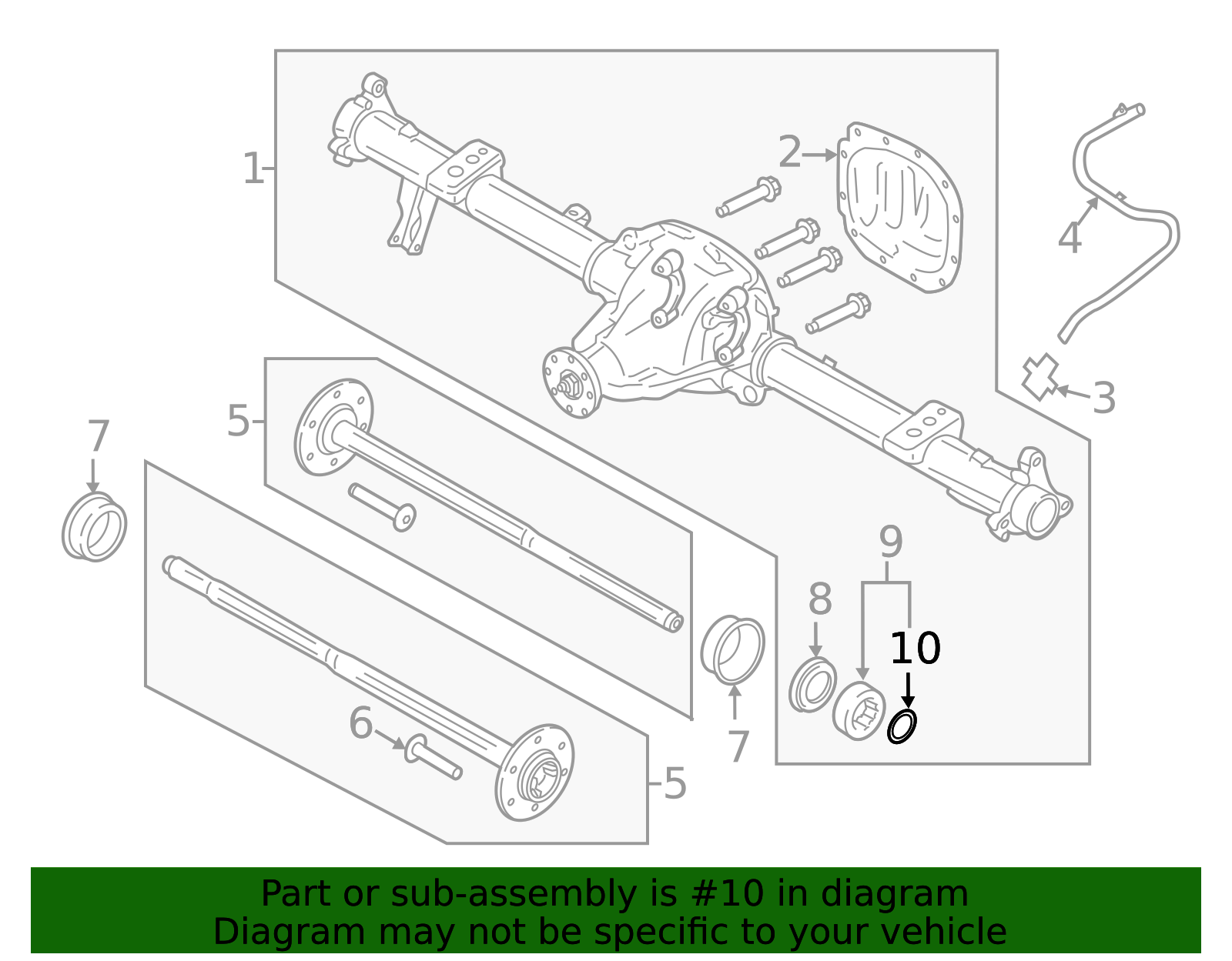 Genuine OEM Ford Part - Outer Seal F75Z-4A332-AB | Genuine OEM Ford ...