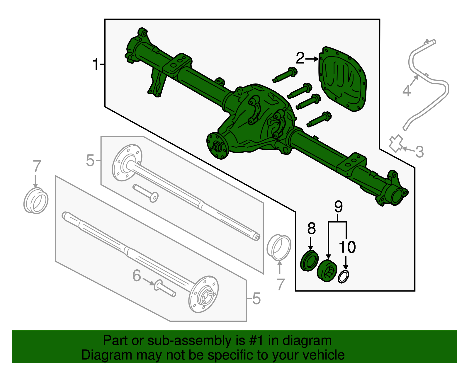 2015-2020 Ford F-150 Axle Housing HL3Z-4010-B | QuirkParts