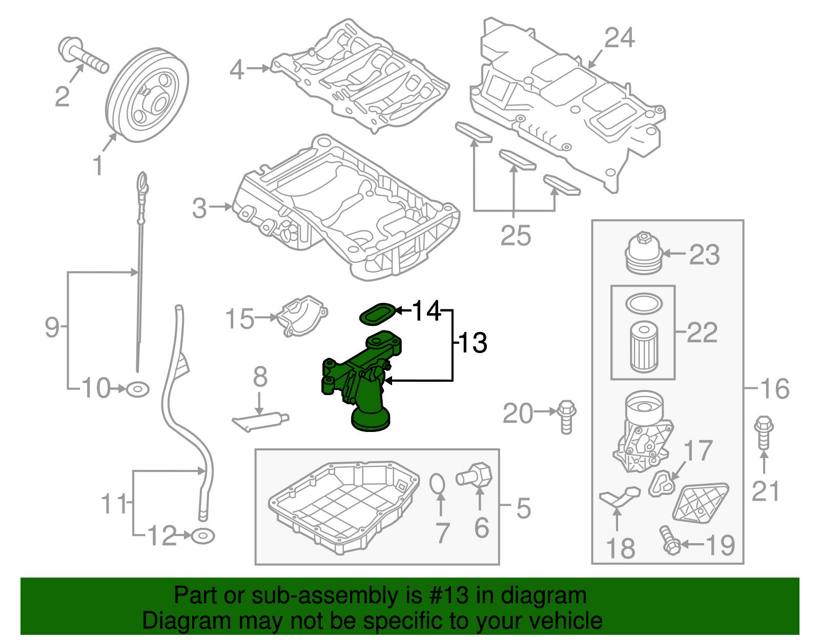 21310-3CBA0 - Oil Pump 2011-2018 Kia | Kia.Parts Store