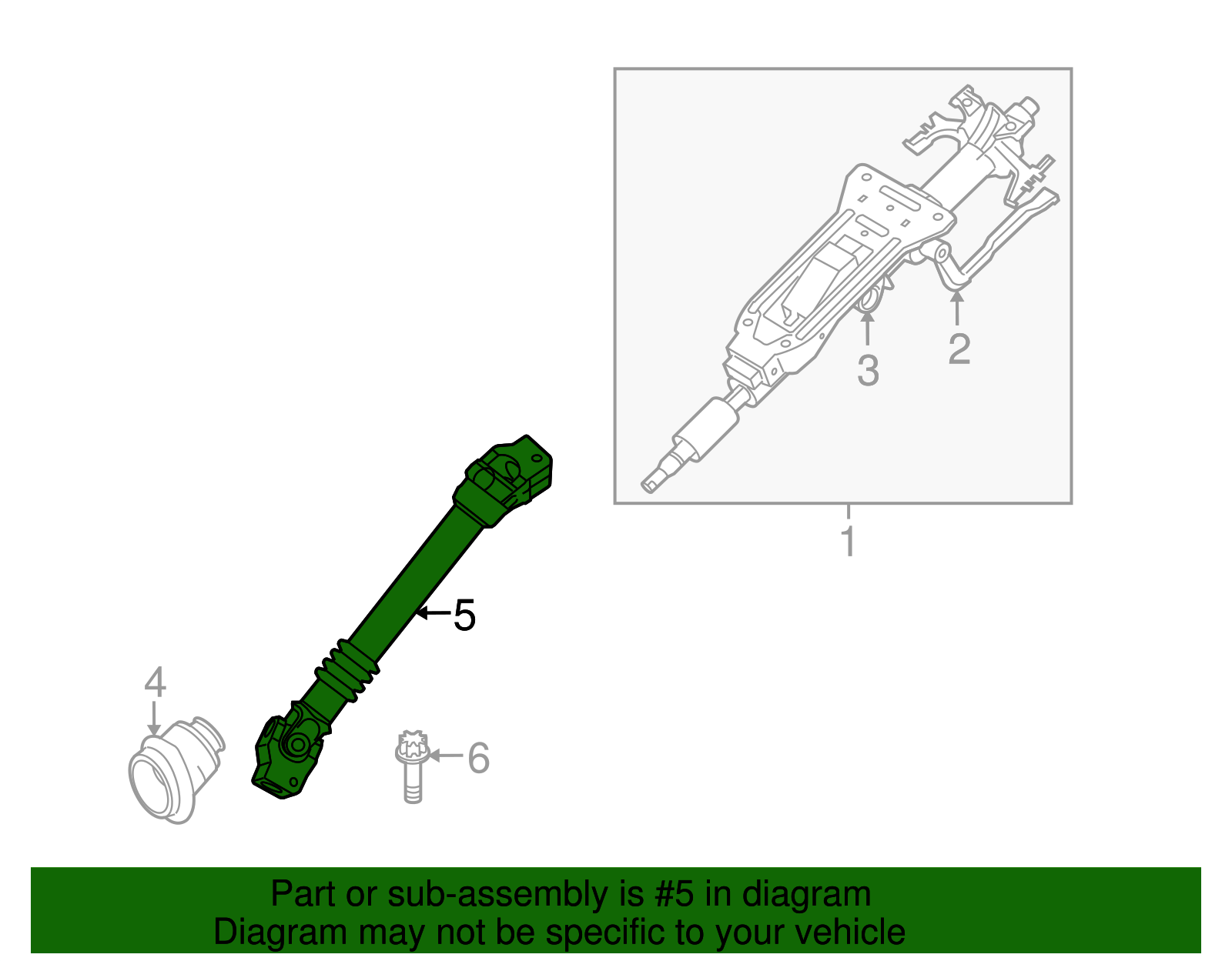 32-30-6-769-157 - Steering Shaft Universal Joint 2006-2015 BMW ...