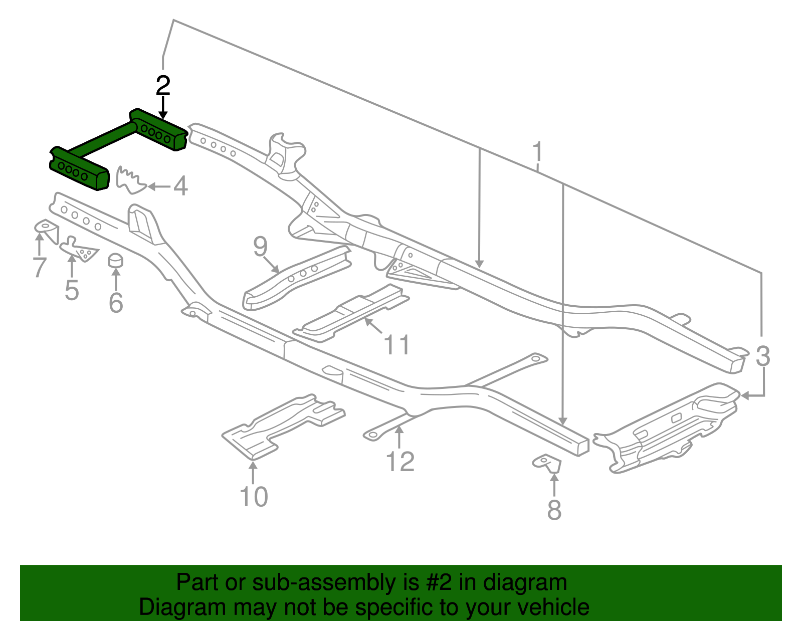 2002-2009 GM Radiator Support Bracket 12478036 | Shop Matick Buick GMC