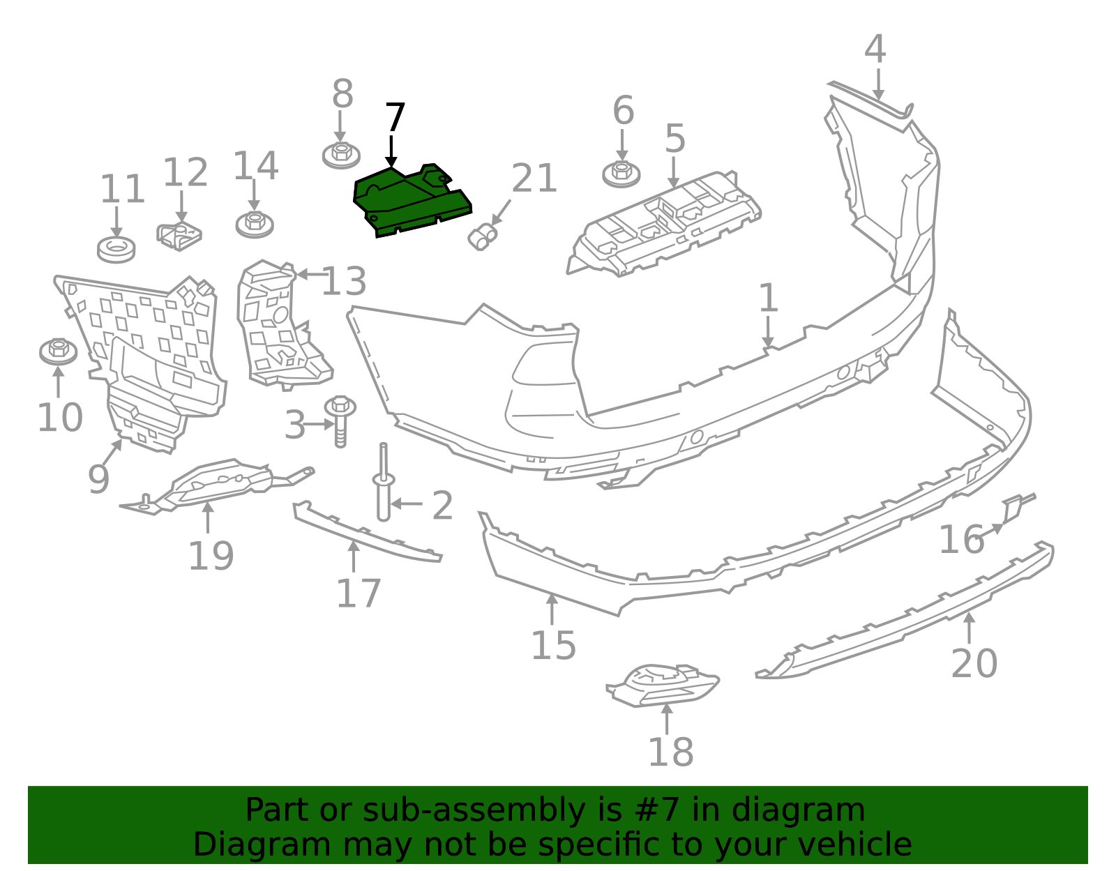 51127487527 - 2019-2025 BMW X7 Center Support (51-12-7-487-527) | BMW ...