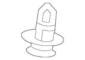 75867-06030 - Rocker Panel Molding Clip 2013-2025 Lexus | Longo Lexus Parts