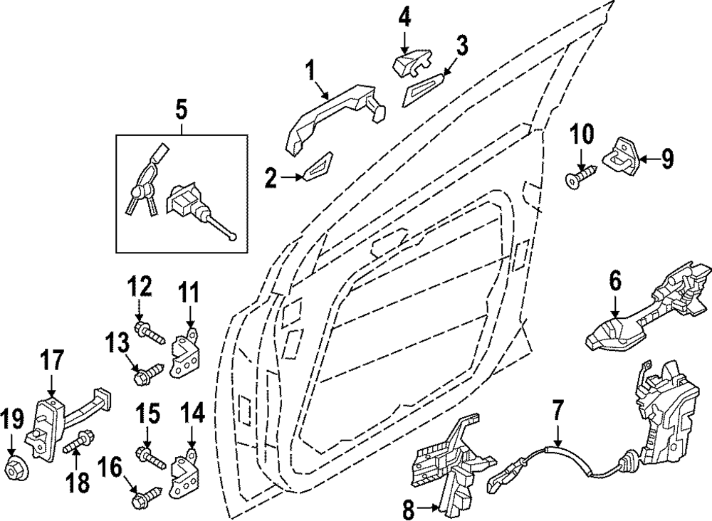 2023-2025 Kia Sportage Retainer 82472-DW000 | Kia OEM Parts Outlet