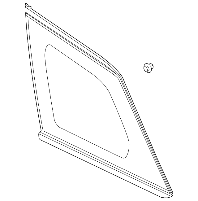 2020-2025 Lincoln Corsair Quarter Glass lj7z7829711d | TascaParts.com