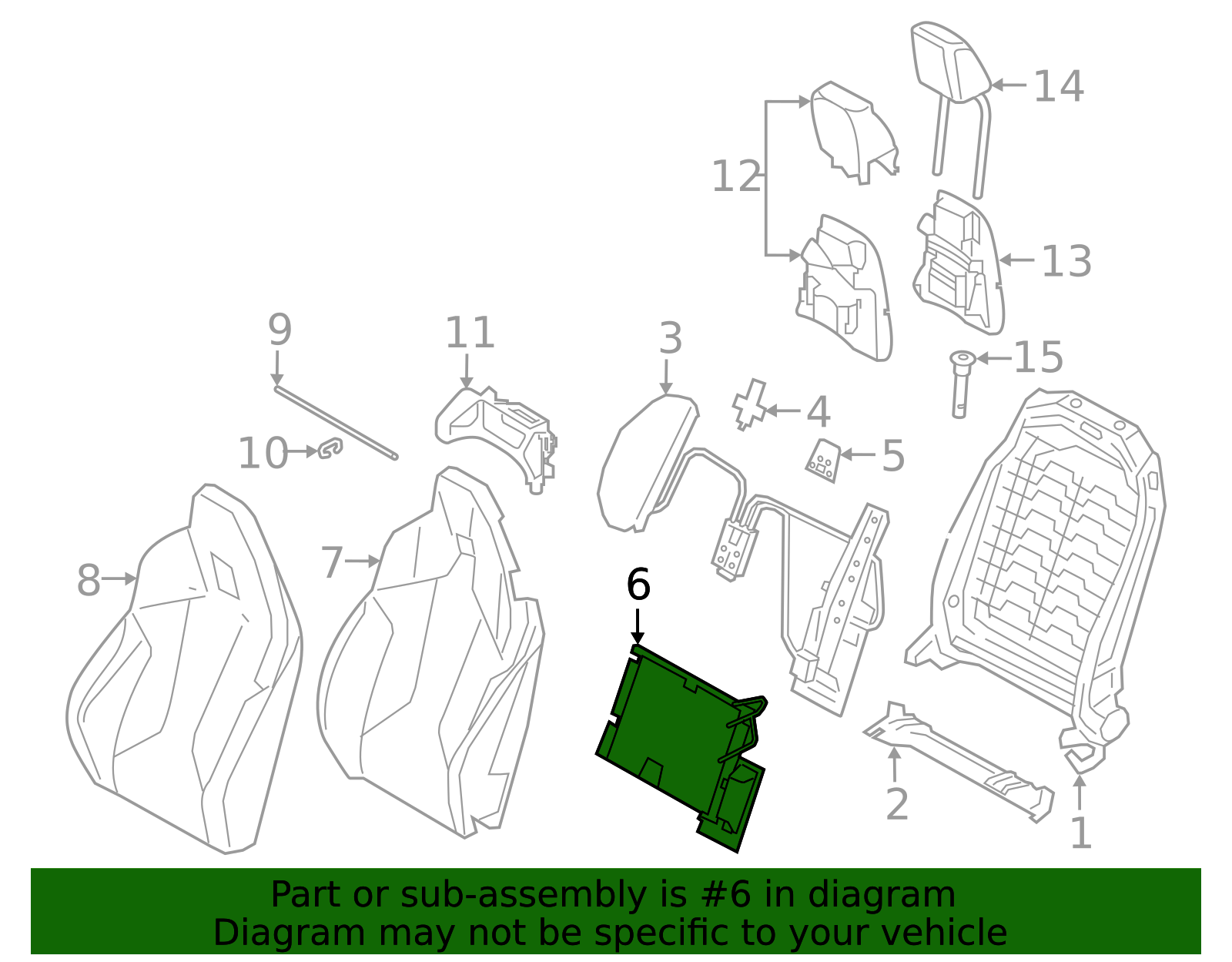 2020-2025 Toyota GR Supra Lumbar Support 72750-WAA02 | Toyota Parts Center