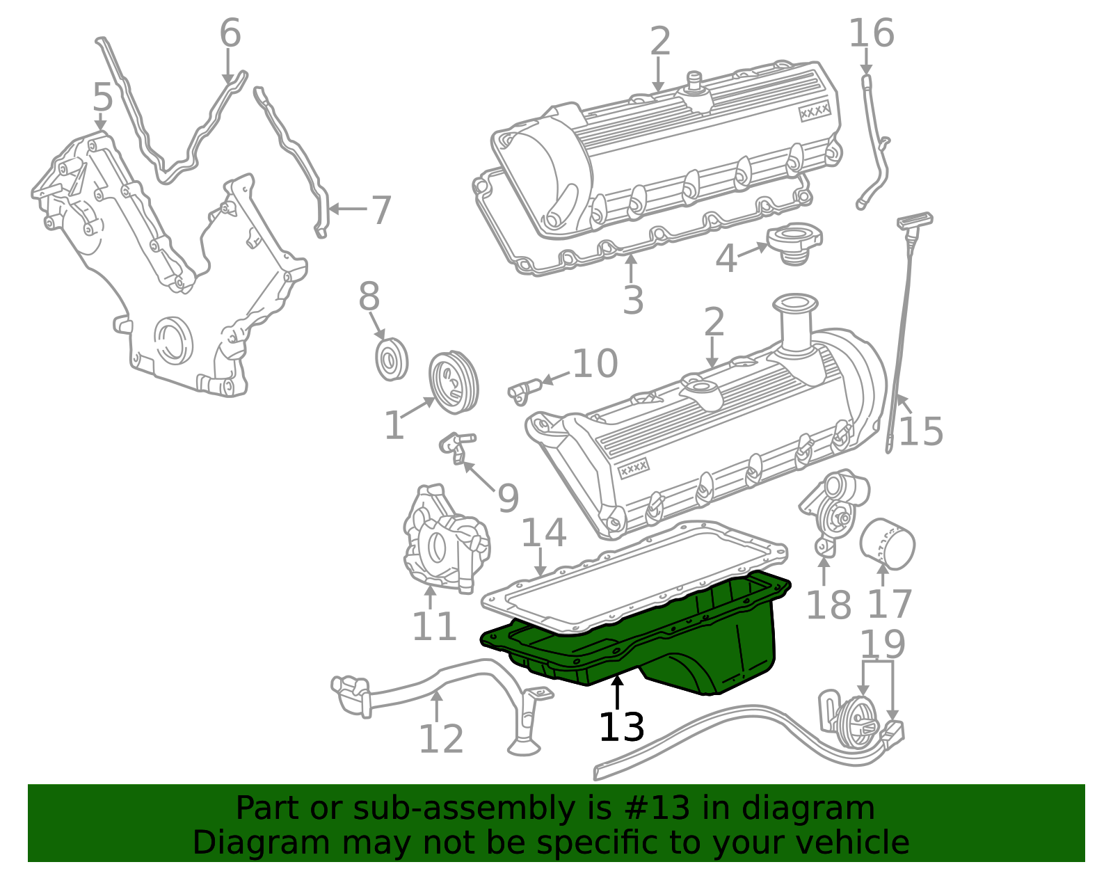 1999-2019 Ford Oil Pan F81Z-6675-DA | Awesome Parts Ford
