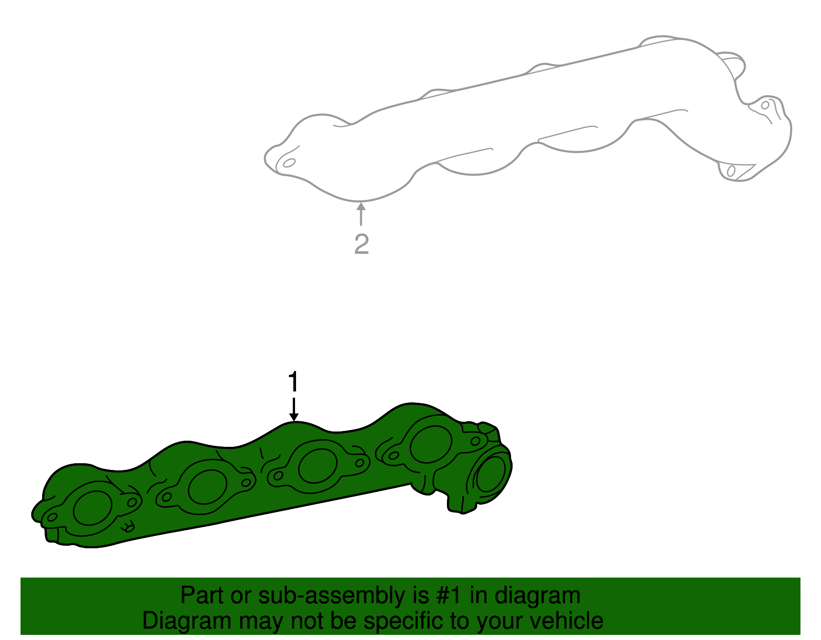 2003-2010 Ford Exhaust Manifold 3C3Z-9430-AB Ford | Fairway Ford ...