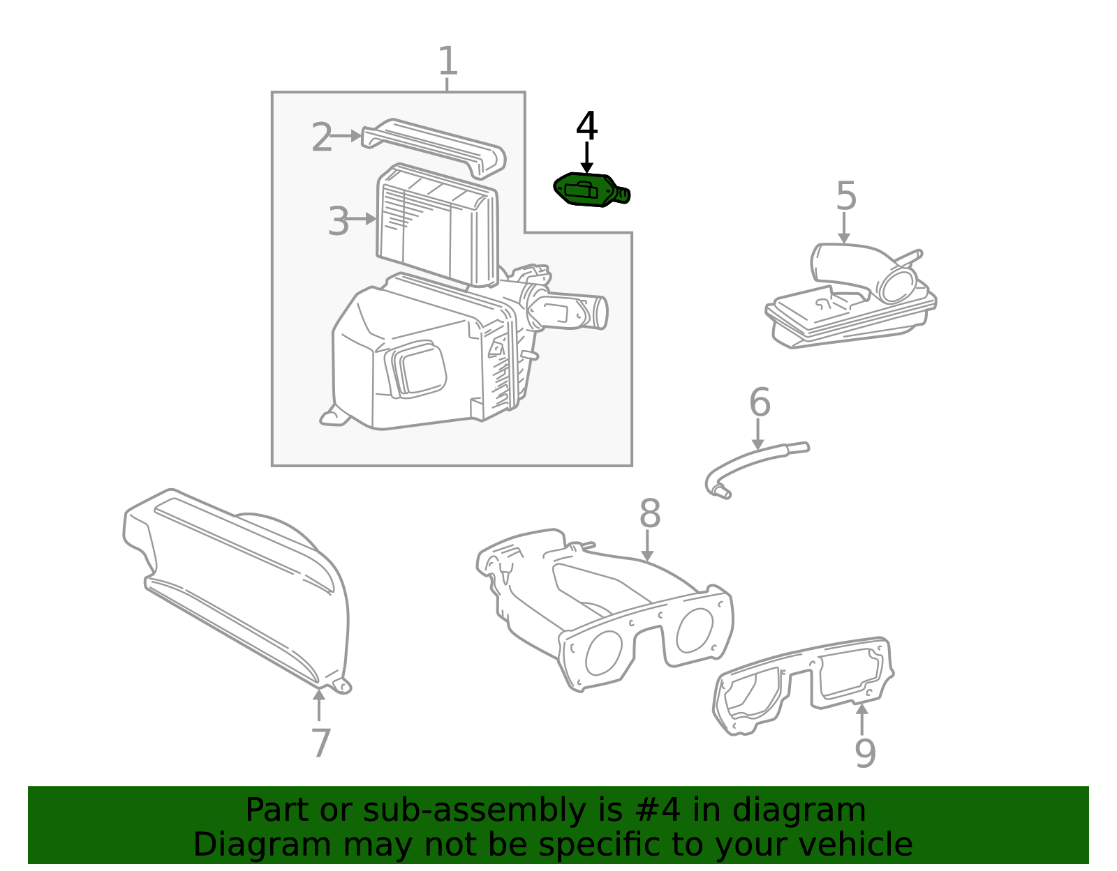 Mass Air Flow Sensor 22204-20010 | OEM Parts Online